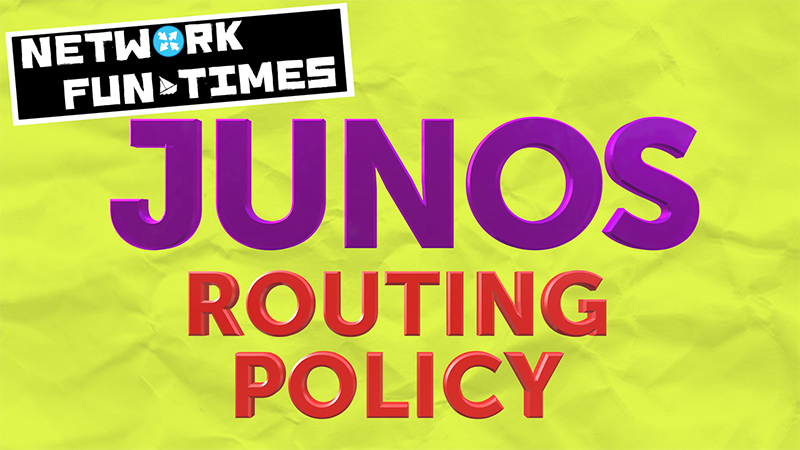 Terminating Actions In Junos Routing Policy Sample Chapter From Junipers Ambassadors Cookbook